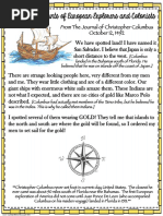 Columbus's 1493 Letter to Spain | PDF | Christopher Columbus | Voyages ...