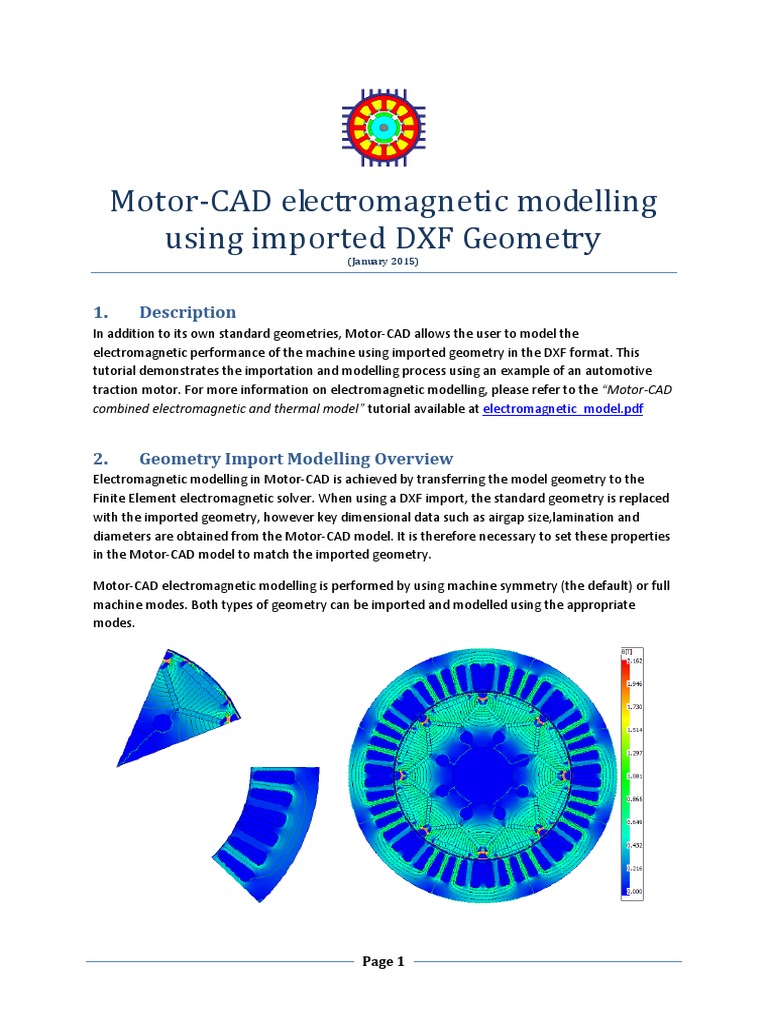 Electromagnetic Modelling With-Dxf Geometry Imports | PDF | Finite ...