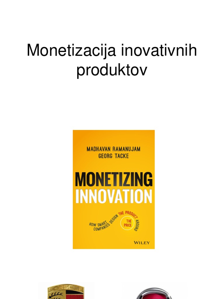 Monetizing Innovation | PDF