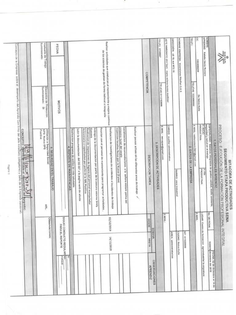 Natalia Bitacora 4 PDF | PDF