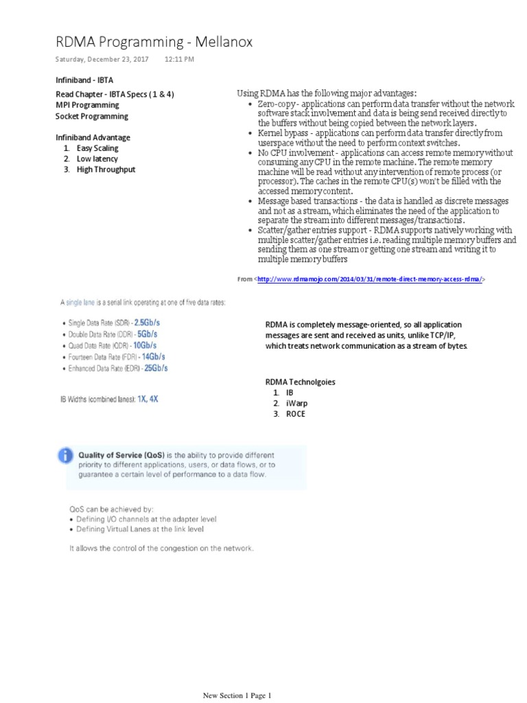 RDMA Verb Programming | PDF | Network Interface Controller | Computer Network