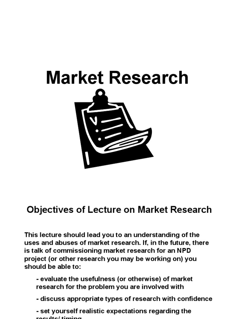 Market Research | PDF | Marketing Research | Qualitative Research