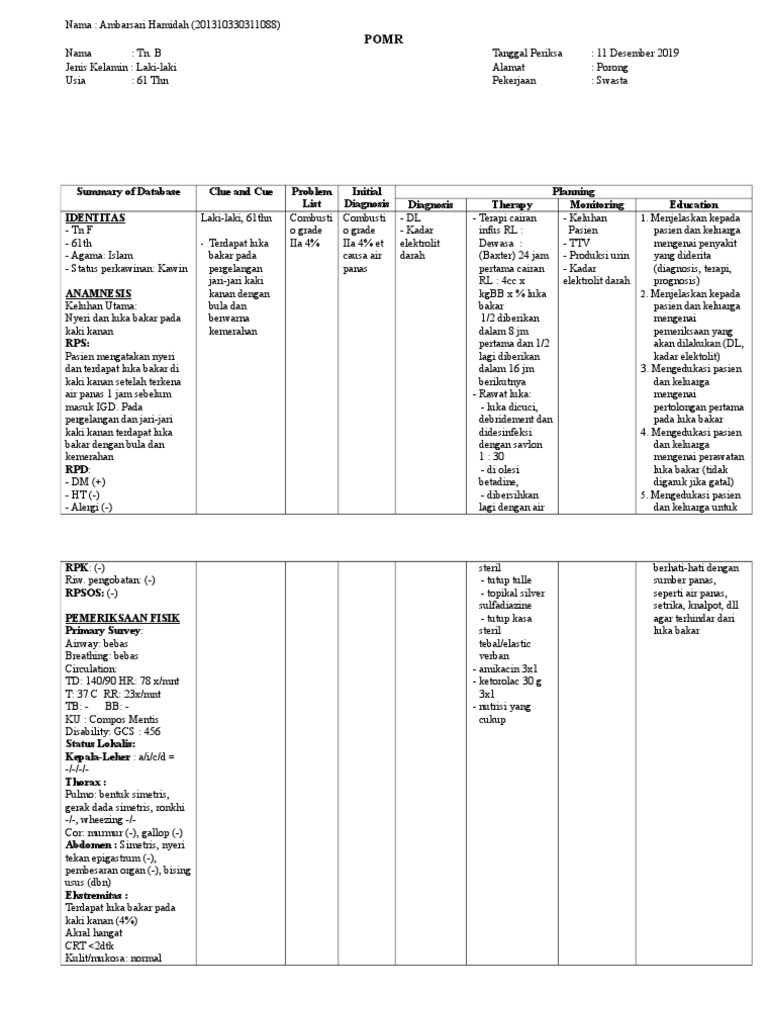 Bedah Pomr Combustio GR 2 - Sari | PDF
