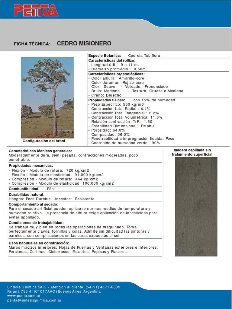 Cedro | PDF | Materiales | Naturaleza