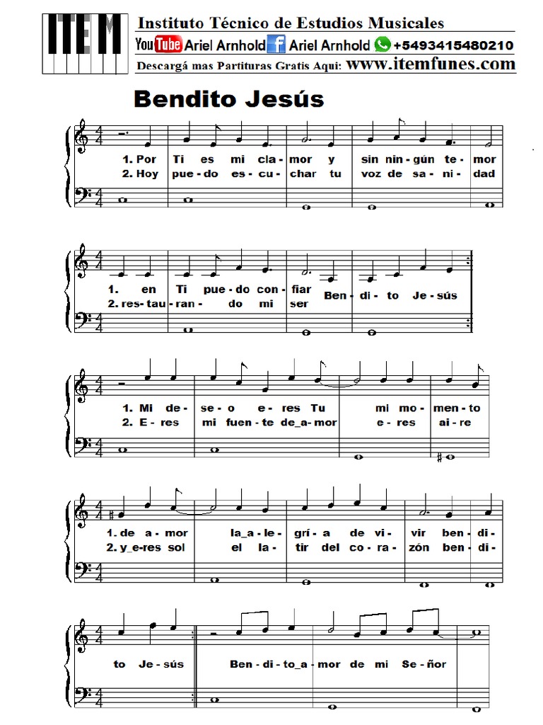 Danilo Montero Bendito Jesus PDF | PDF