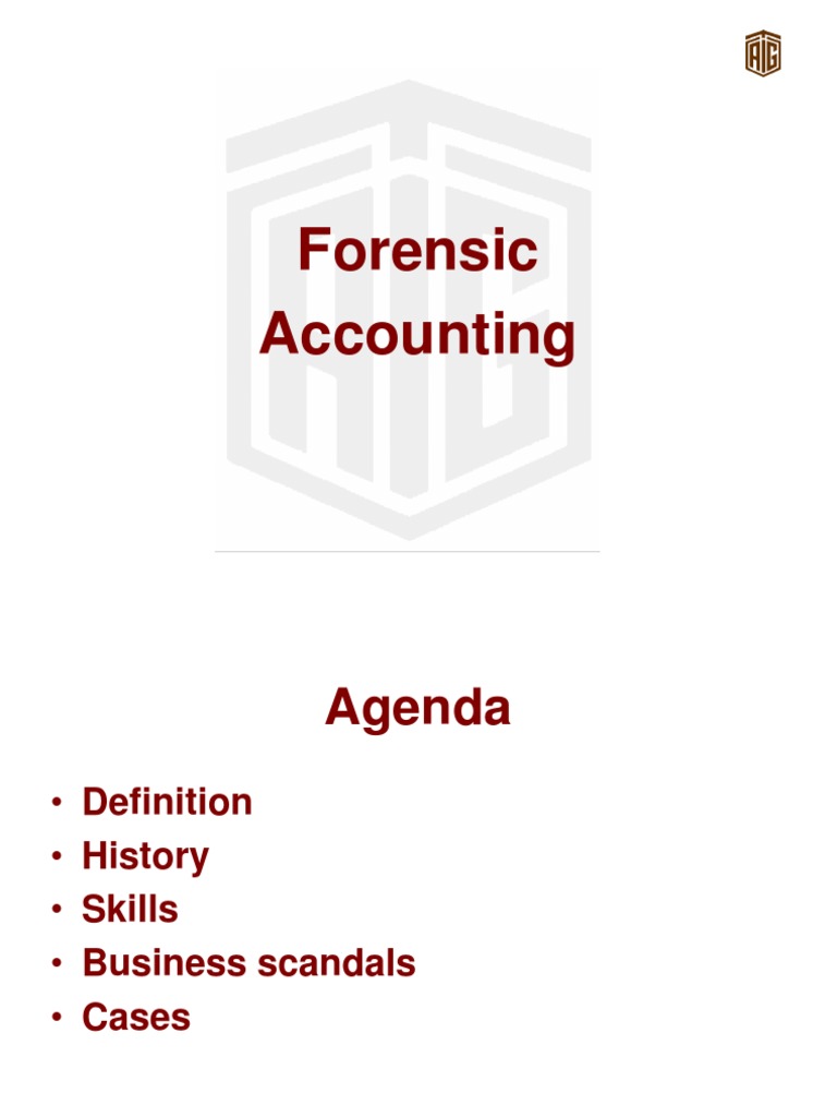 Forensic Accounting | PDF | Forensic Science | Fraud