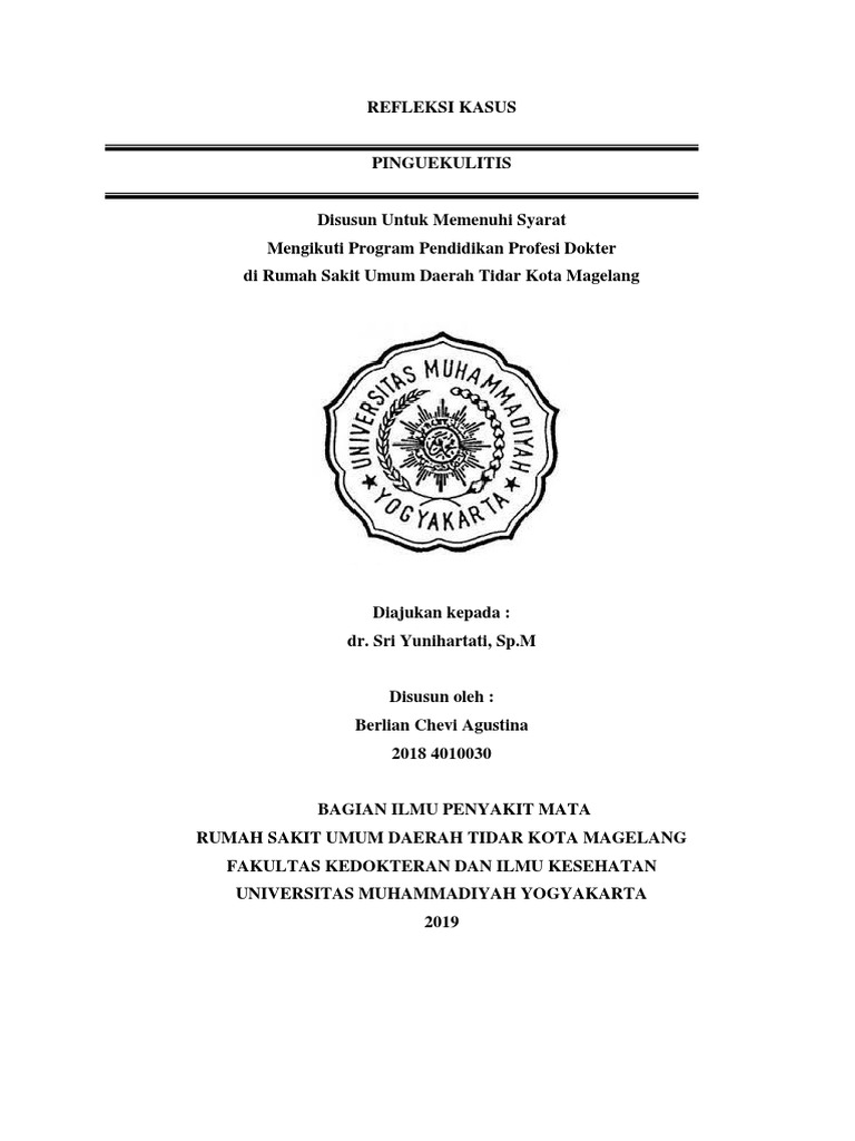 Refkas Pinguekulitis | PDF