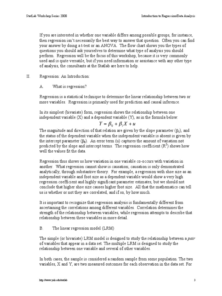Stat Lab 2 | Download Free PDF | Regression Analysis | Correlation And ...