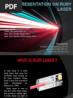 7ruby Laser - Definition, Construction and Working | PDF | Laser | Mirror