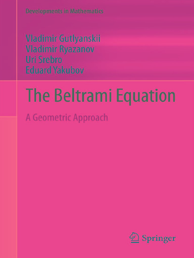 The Beltrami Equation | Download Free PDF | Function (Mathematics ...