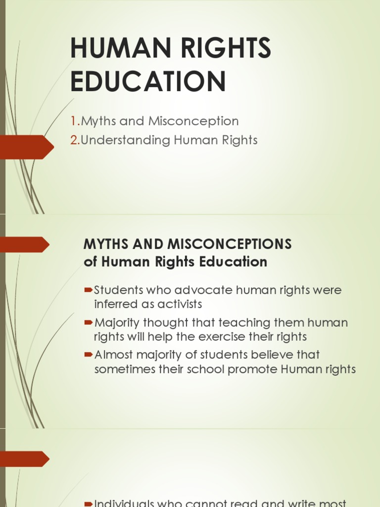 Understanding Human Rights Education | PDF | Human Rights | Rights