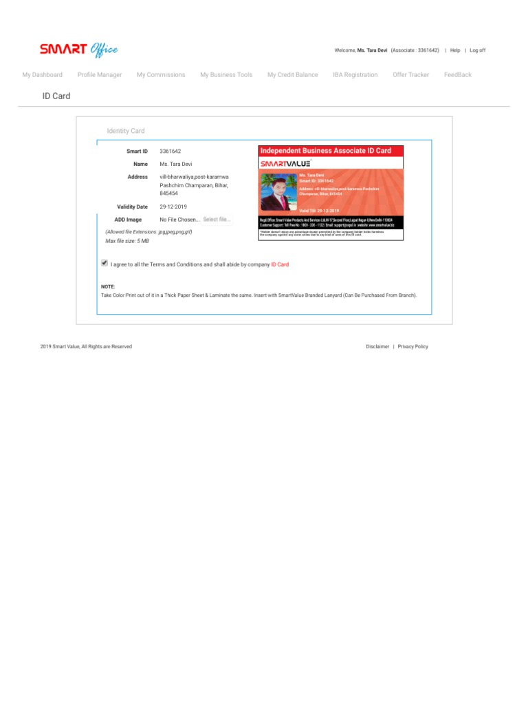 Smart Office - ID Card PDF | Download Free PDF | Identity Document ...