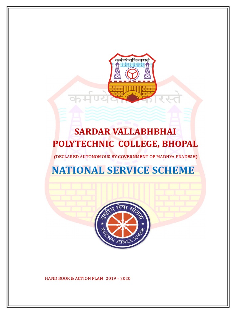 Nss Hand Book & Action Plan | PDF