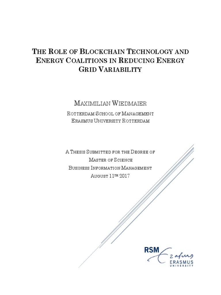 Thesis Resit Max Wiedmaier PDF | PDF | Electrical Grid | Bitcoin