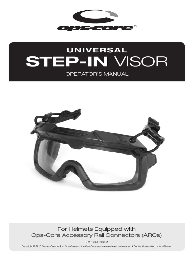 Ops-Core Step-In Visor User Manual | PDF | Nature