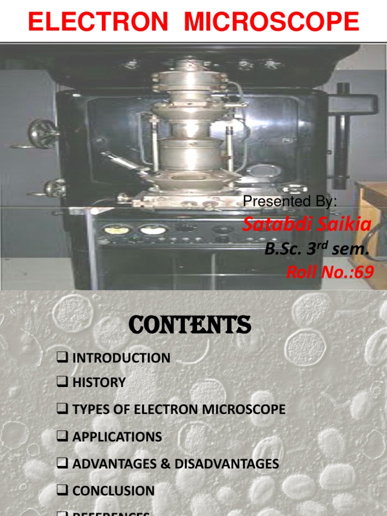 Electron Microscope | PDF | Microscope | Transmission Electron Microscopy