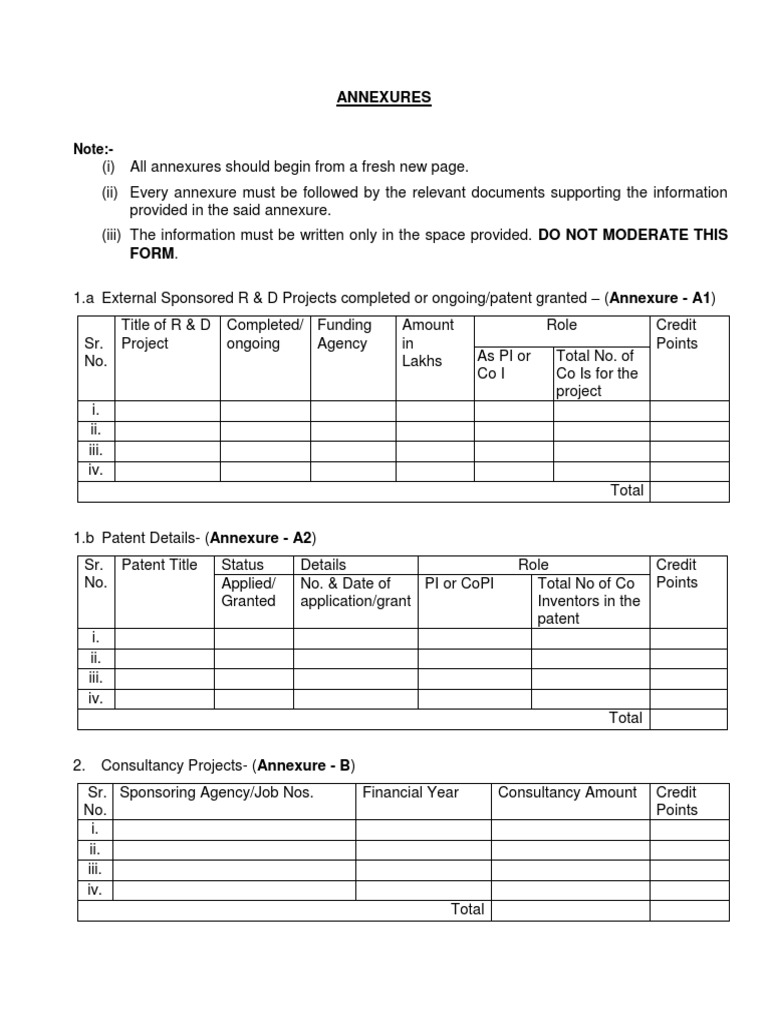 Annexures and Documents | PDF | Doctor Of Philosophy | Thesis