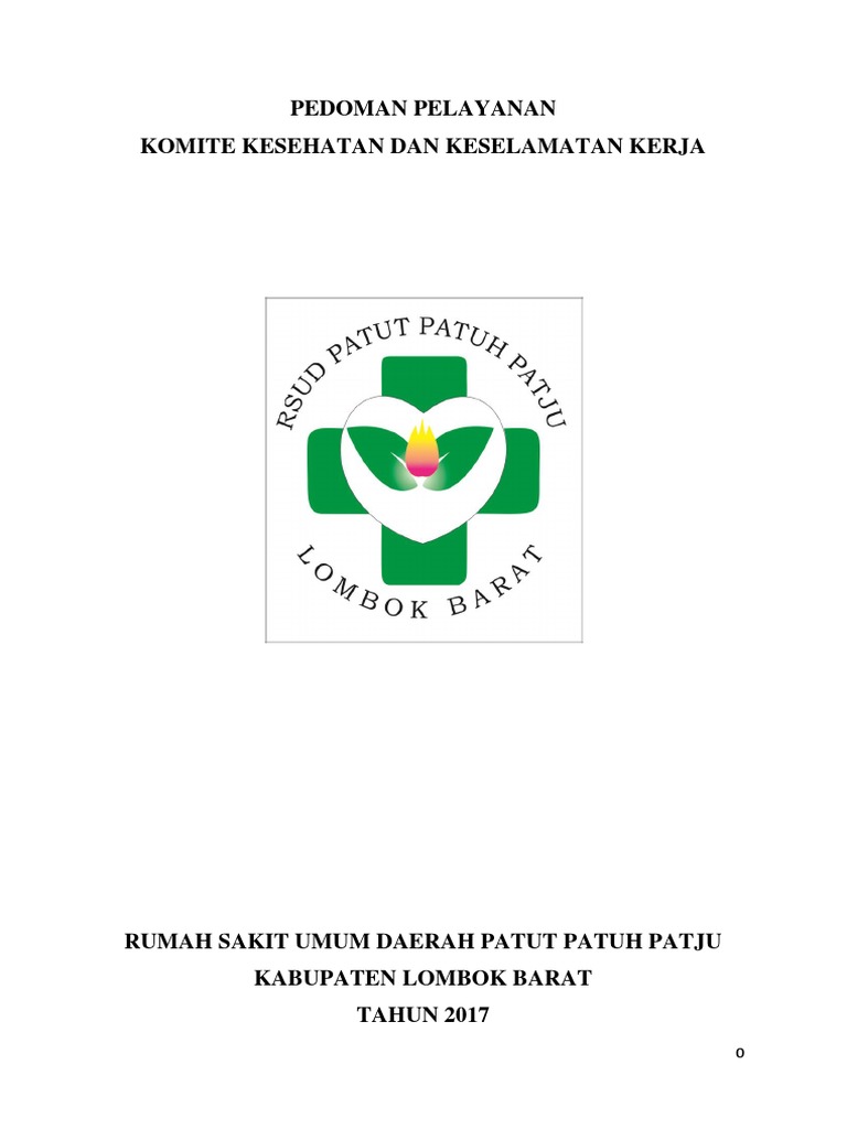 Pedoman Pelayanan K3 RS | PDF | Pengembangan Diri | Kesehatan Holistik