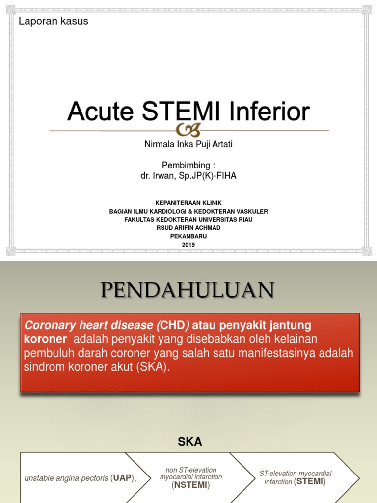 Acute STEMI Inferior | PDF