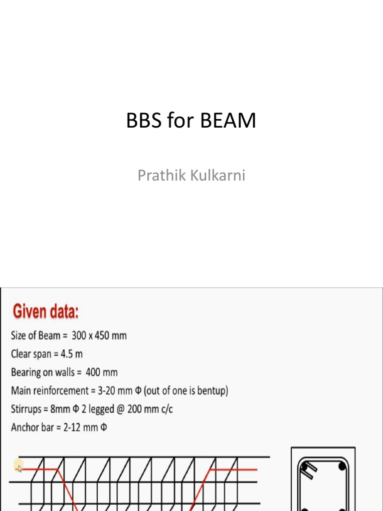 Bbs For Beam | PDF