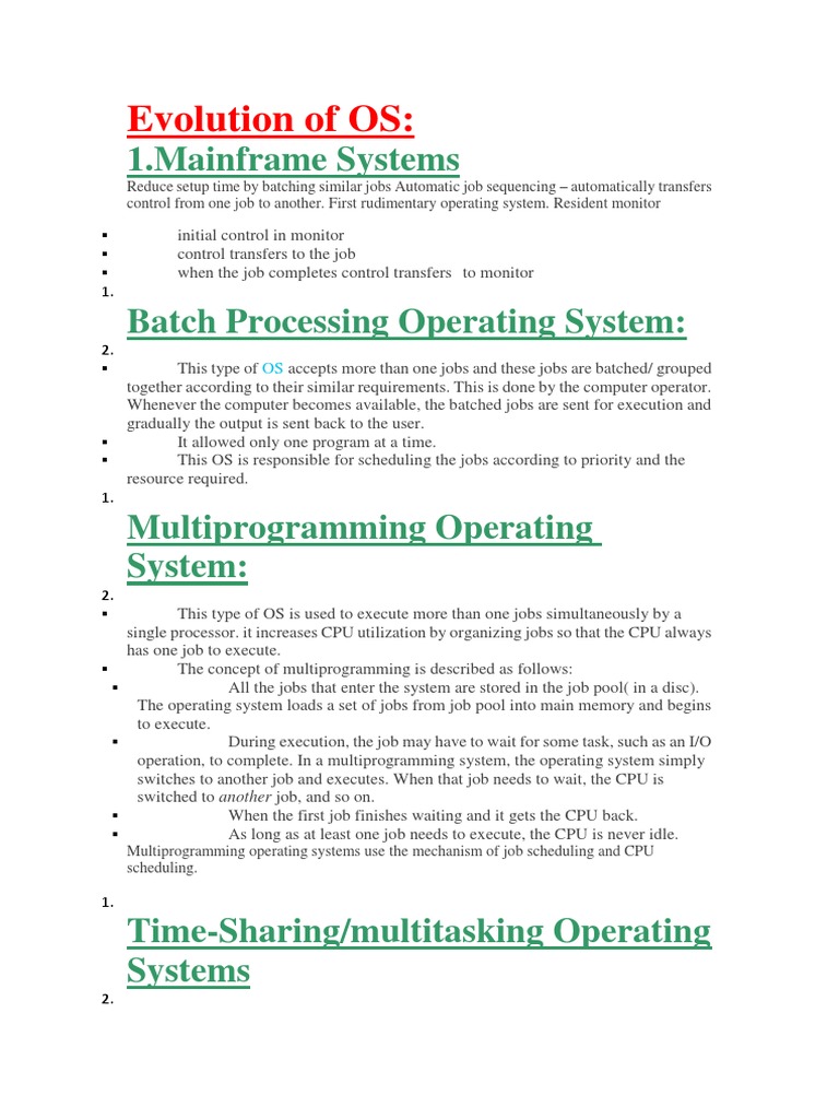 Evaluation of Os | PDF | Operating System | Scheduling (Computing)