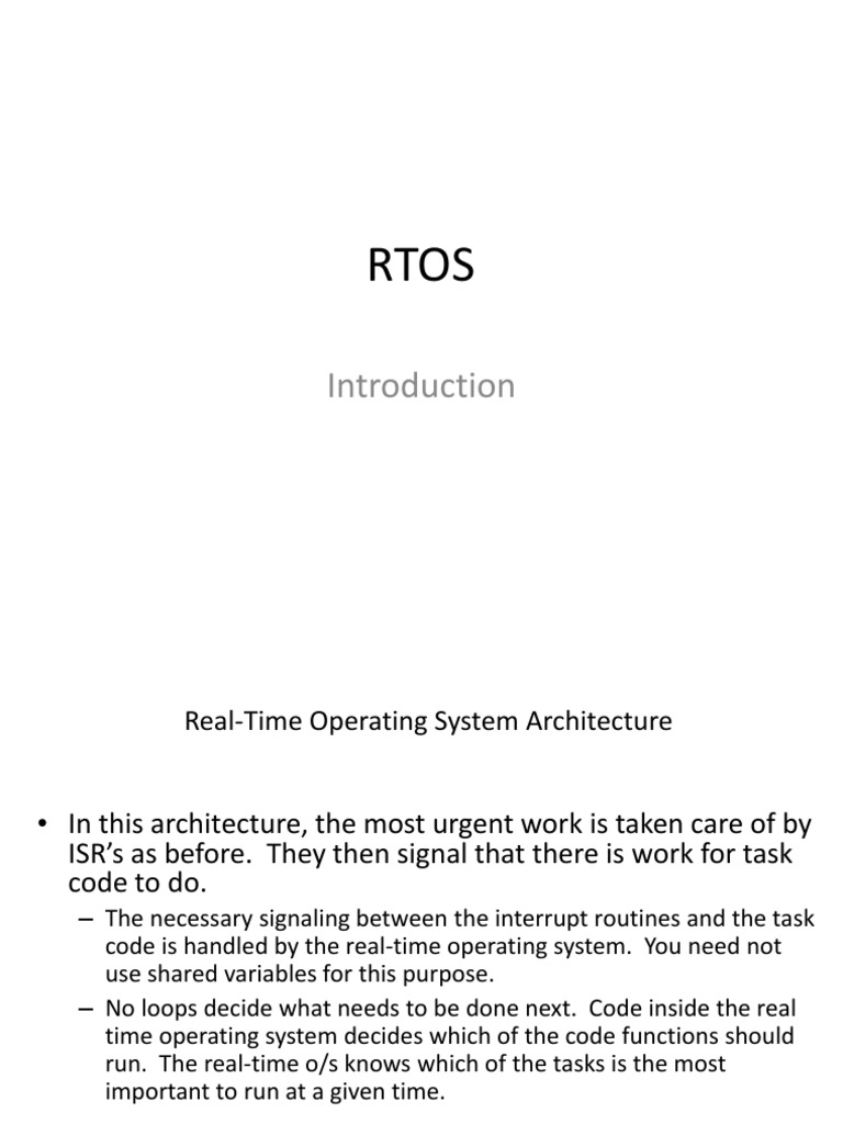 Rtos Unit 5 Es | PDF | Operating System | Operating System Technology