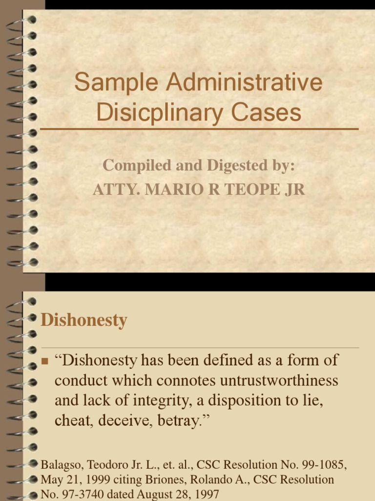 Understanding Notoriously Undesirable Cases | PDF | Government ...