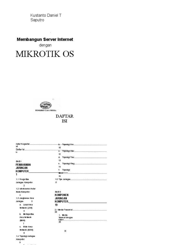 Mikro Tik | PDF | Komputer