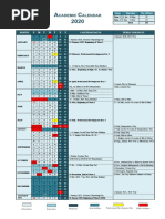 Academic Calendar 2020-2021 | PDF | Academic Term | Public Holiday