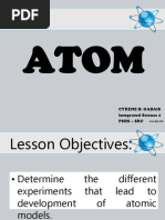 Atomic Model Timeline | PDF