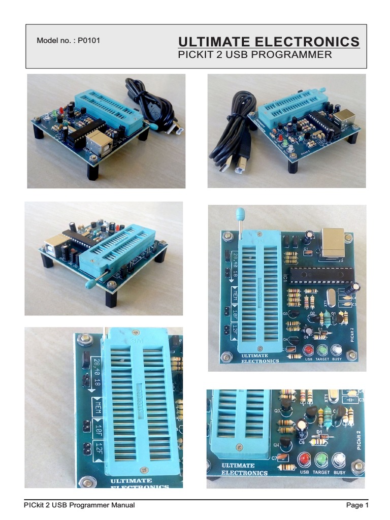 PicKit - 2 User Manual | PDF | Computer Architecture | Computer Hardware