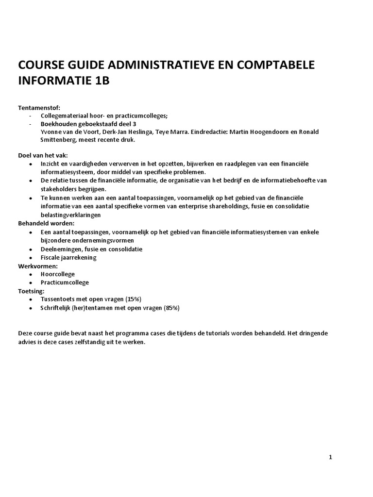 Course Guide 2019-2020 | PDF