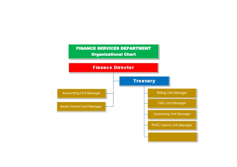 Finance Department Structure Chart