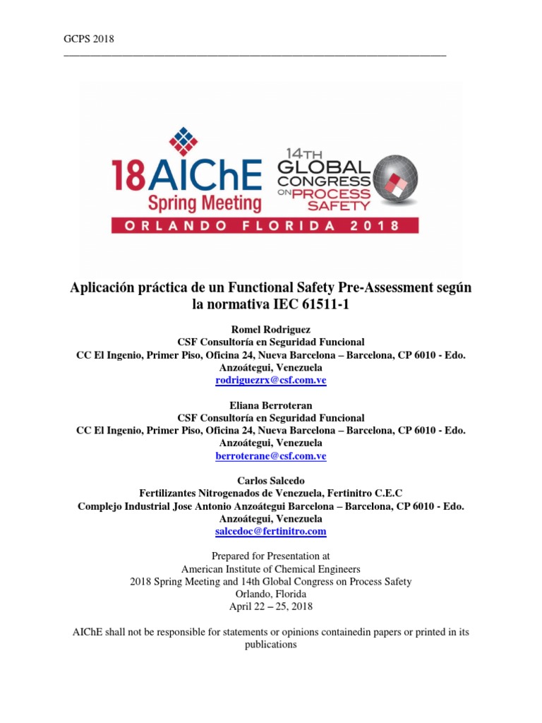 Final Paper - Aplicacion Practica de Un Functional Safety Pre ...