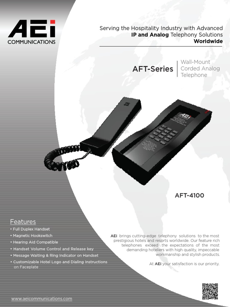 AFT Series PDF | PDF | Telephone | Telecommunications Equipment
