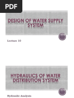 Water Distribution System Design Criteria and Planning | PDF | Pump | Water