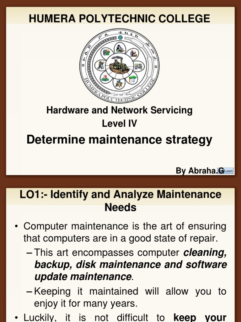 Implement Maintenance Procedure | PDF | Service Level Agreement | Fault ...