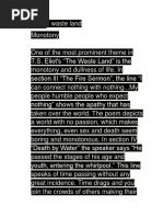 The Wasteland PDF | PDF | T. S. Eliot | Symbolism (Arts)