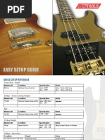 Fender Setup Guide | PDF | Guitars | Bass Guitar