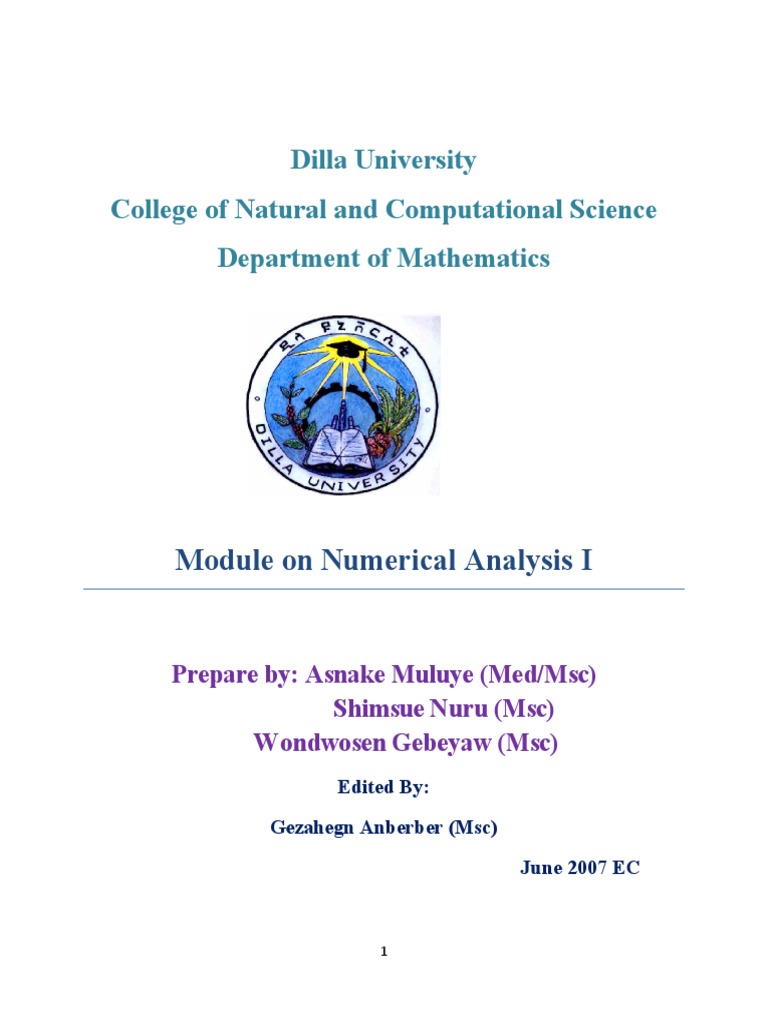 Numerical I Module-1 | PDF | Numerical Analysis | Interpolation
