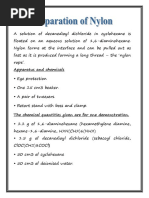 Synthesis of Nylon-66 | PDF | Nylon | Sodium Hydroxide