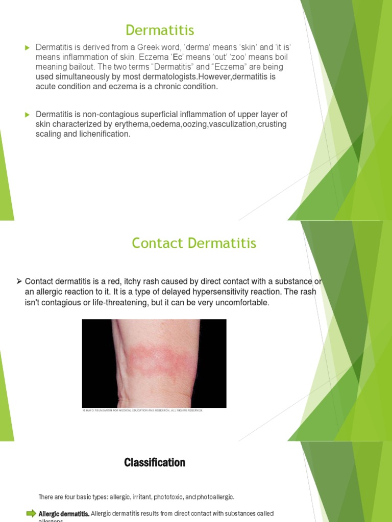 Contact D | PDF | Dermatitis | Topical Medication
