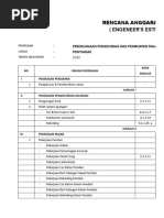 Format Opname Pekerjaan Borongan Dan Upah Mingguan Proyek | PDF