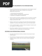 Stadium Planning and Construction. | PDF | Street | Stadium