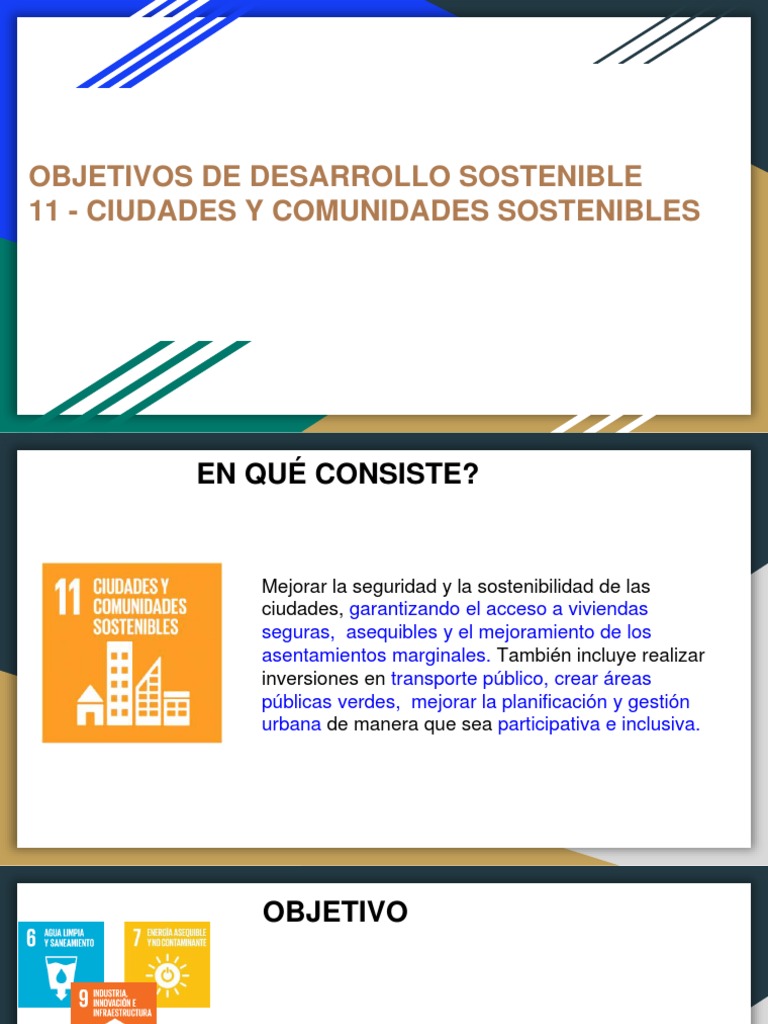 Ods 11 | PDF | Sustentabilidad | Ciencias sociales ambientales