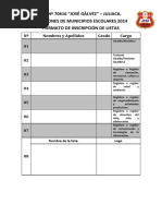 Ficha Sobre El Municipio Escolar | PDF | Ciencias sociales | Salud y bienestar