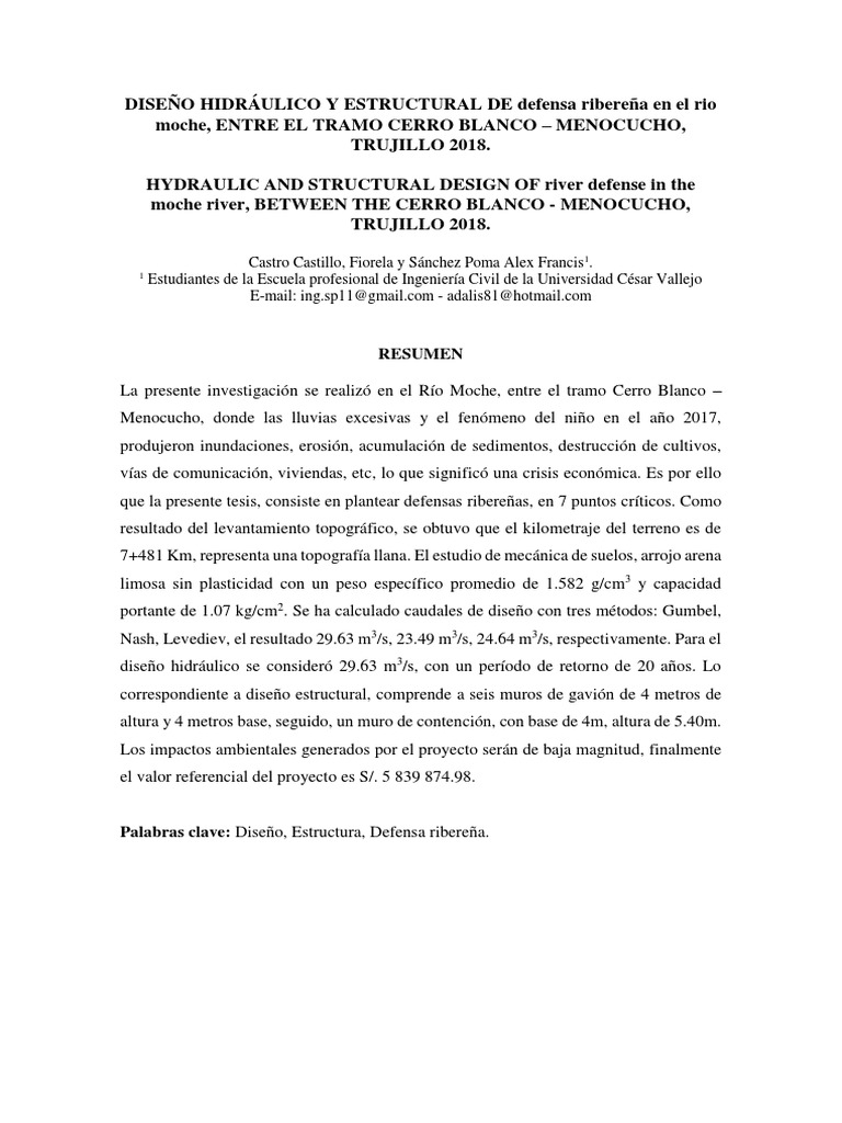 Revista Cientifica AFSP | PDF | Control de inundaciones | Río