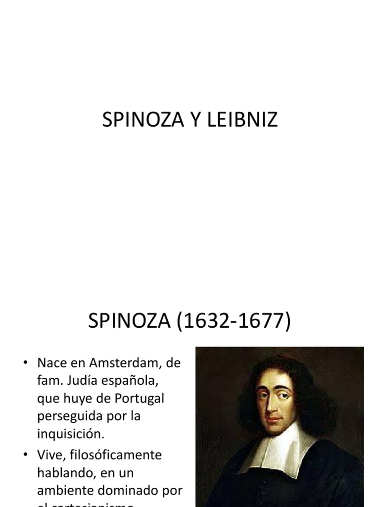 Spinoza, Leibniz, Malebranche | PDF | Baruch Spinoza | Gottfried Wilhelm Leibniz