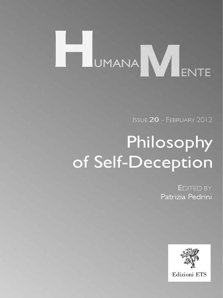 Philosophy of Self Deception PDF | PDF | Behavioural Sciences ...