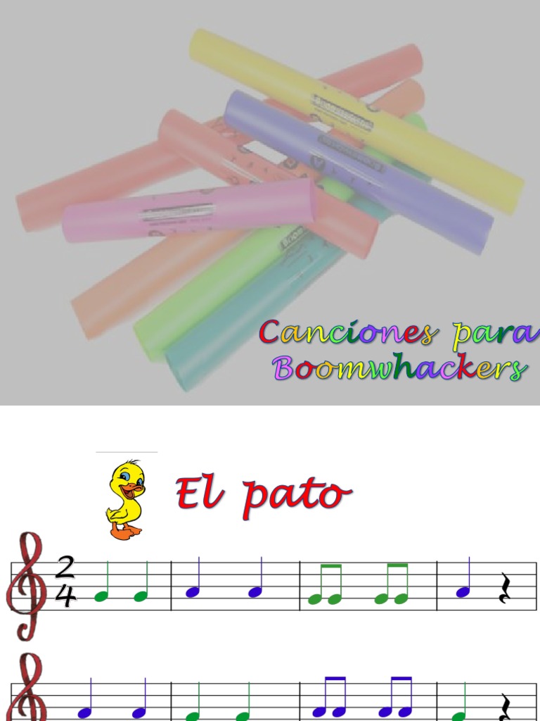 Canciones Boomwhackers PDF | PDF